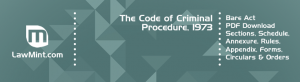 Code of Criminal Procedure 1973 Bare Act PDF download